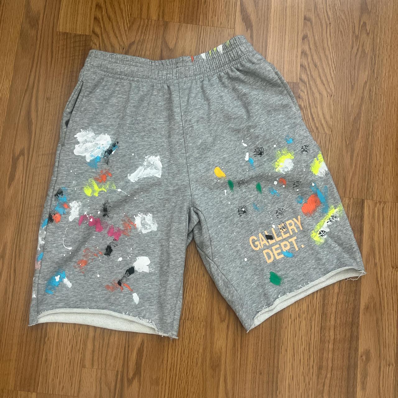 Gallery Dept Paint Splatter shorts #gallerydept... - Depop