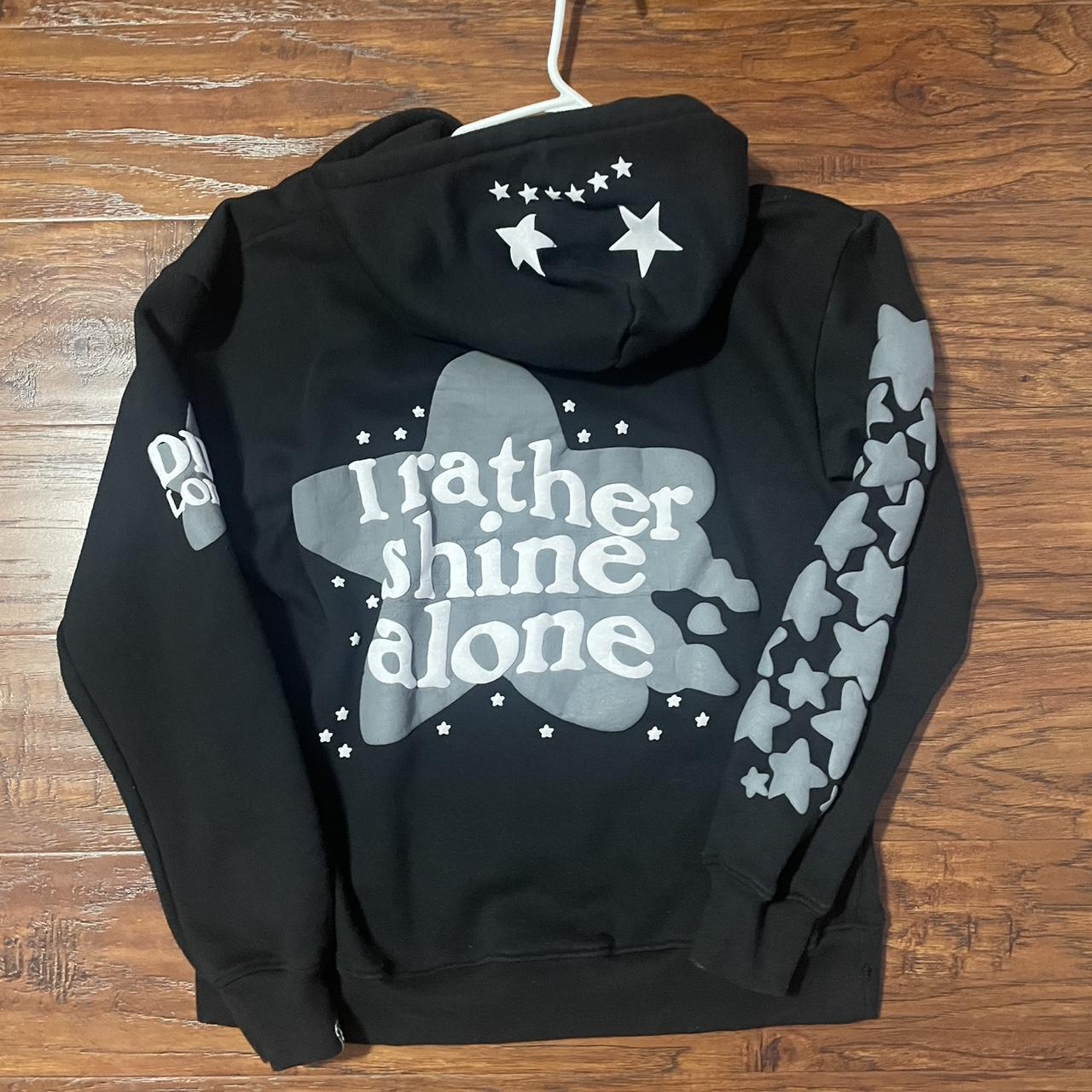 Dire Loner Graphic Puff Hoodie - Depop
