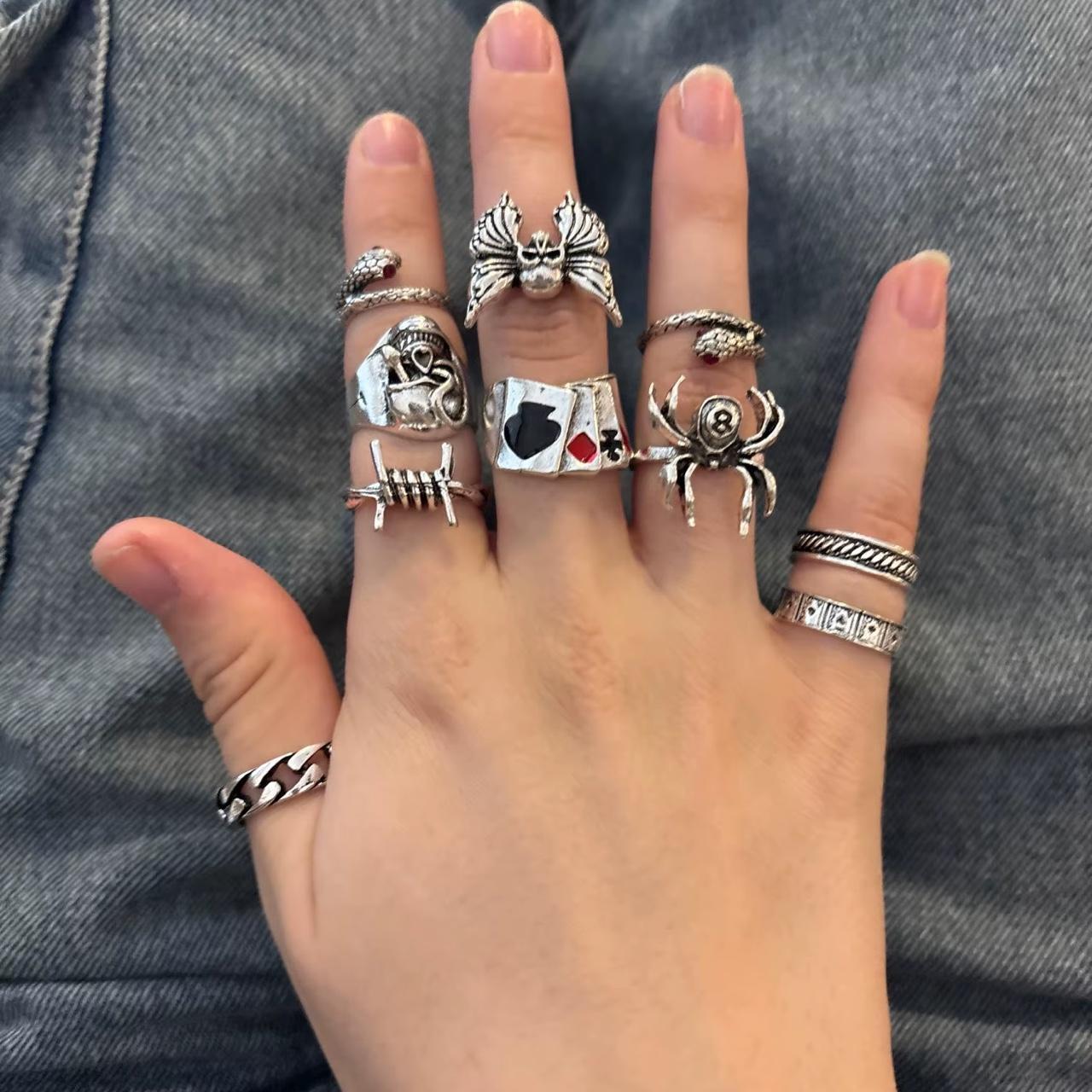 35 Random Vintage Rings Size For All Rings : Most... - Depop