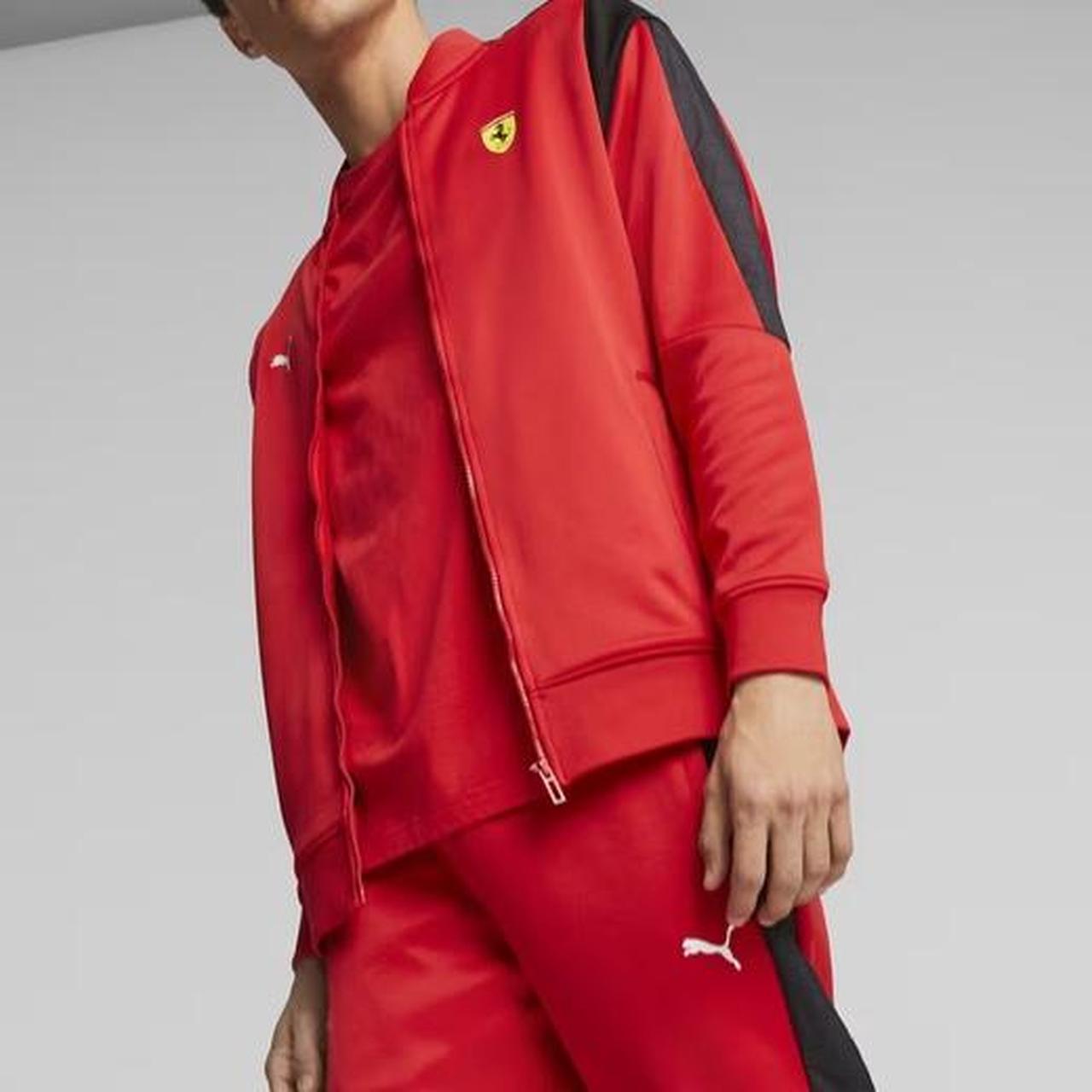 Limited edition Ferrari puma racer jacket, worn once - Depop