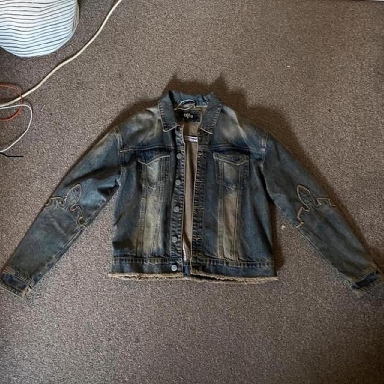 Years Of Tears / Osbatt Dust Denim Jacket Perfect... - Depop