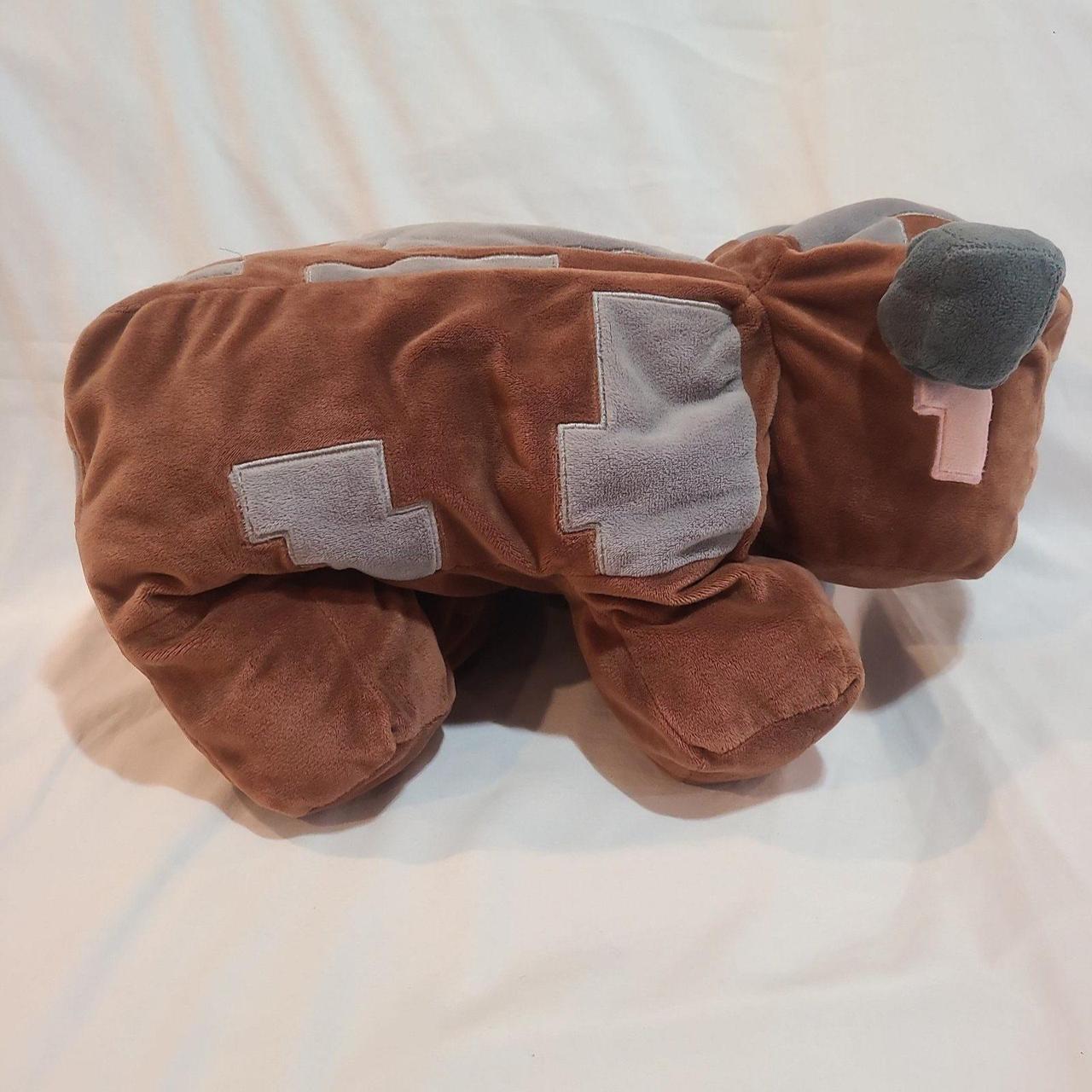 Minecraft Mojang Brown Cow Plush. Tag cut off, but... - Depop