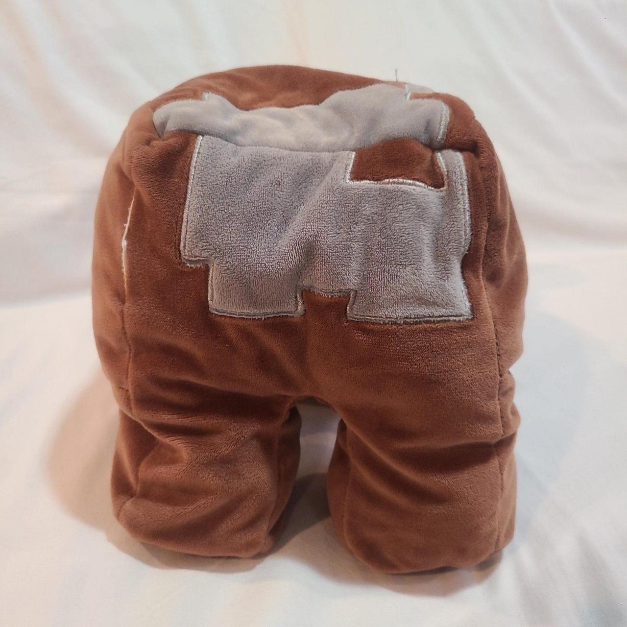 Minecraft Mojang Brown Cow Plush. Tag cut off, but... - Depop