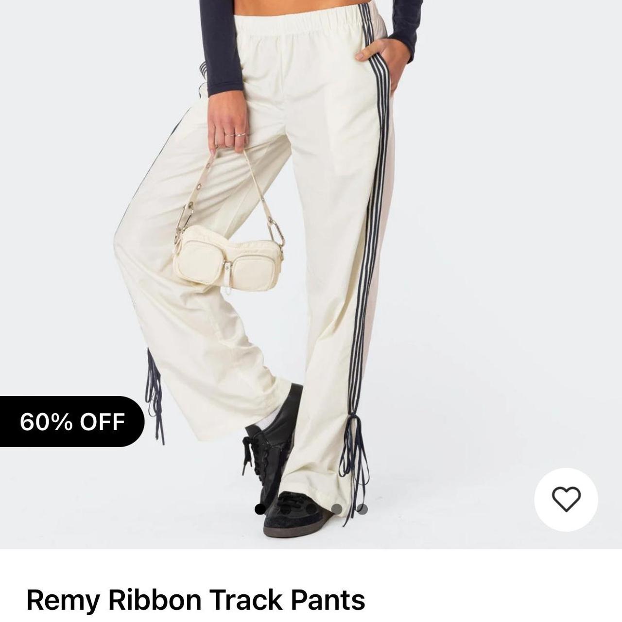 EDIKTED ribbon track pants - Depop