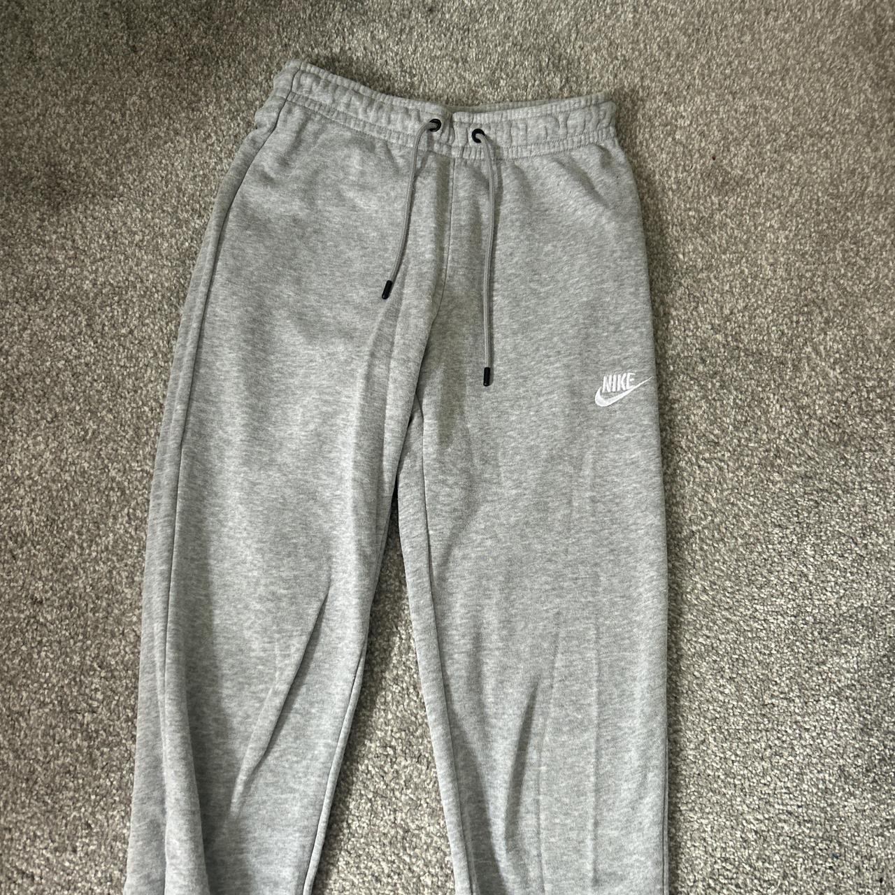 grey nike tracksuit pants size xs, worn a few times... | Depop