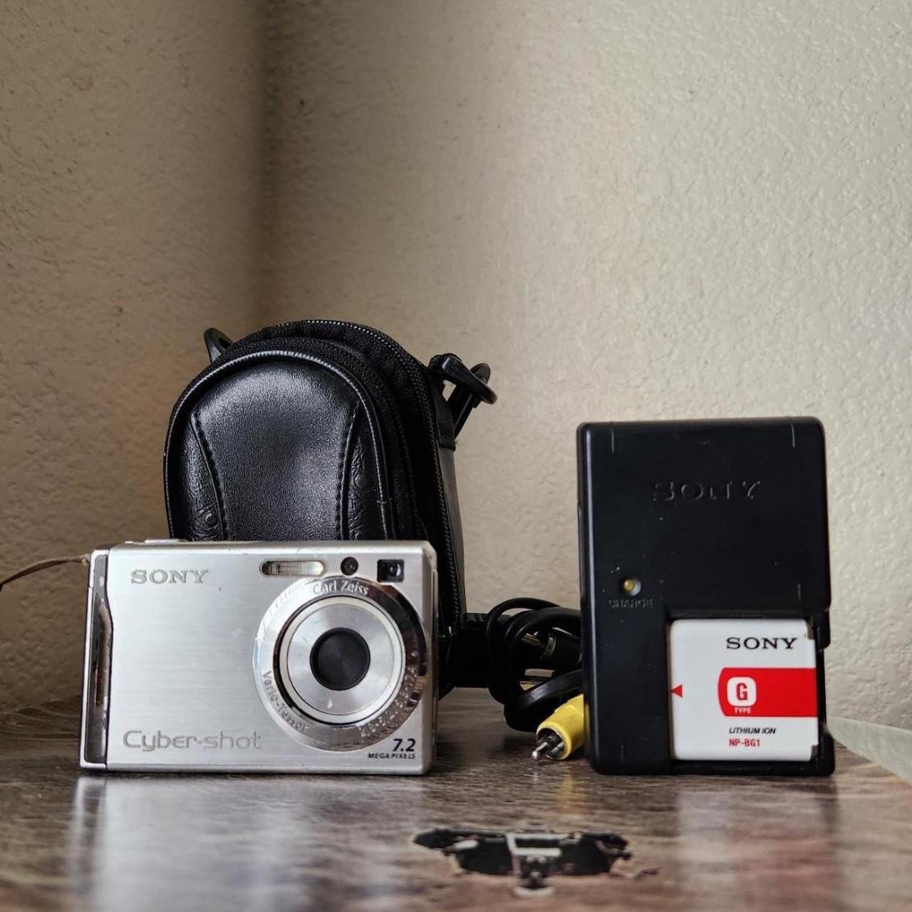 Silver Sony Cybershot DSC-S72 digital camera with... - Depop