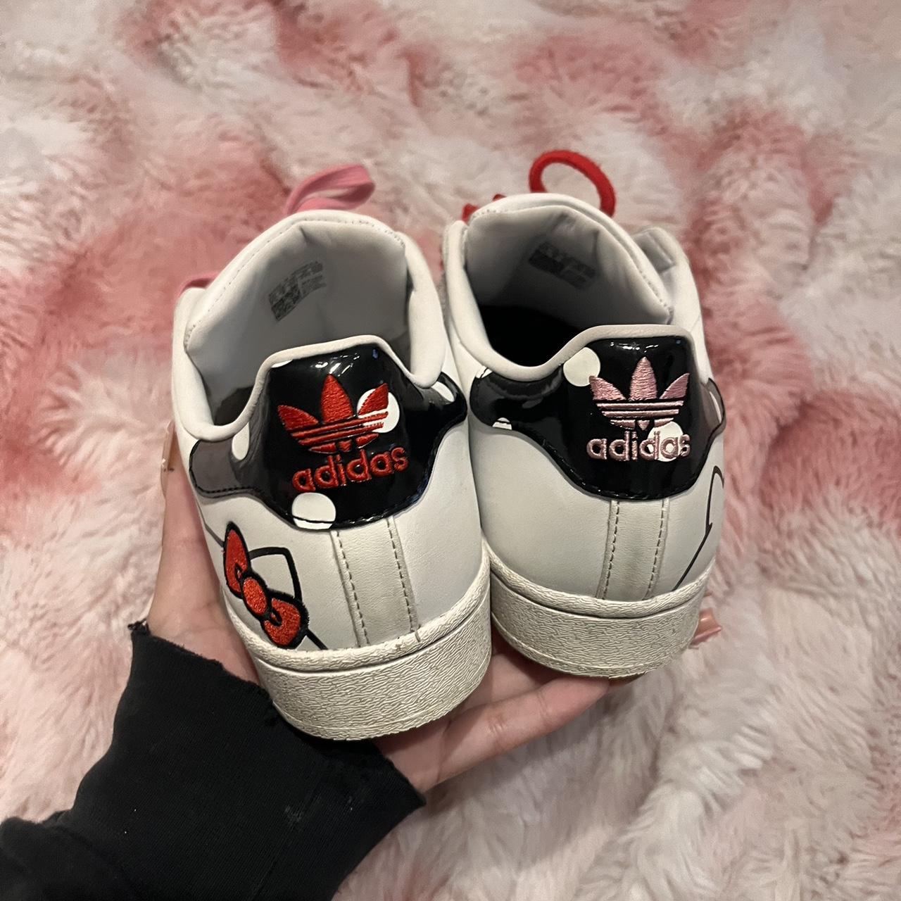 hello kitty adidas sneakers - Depop
