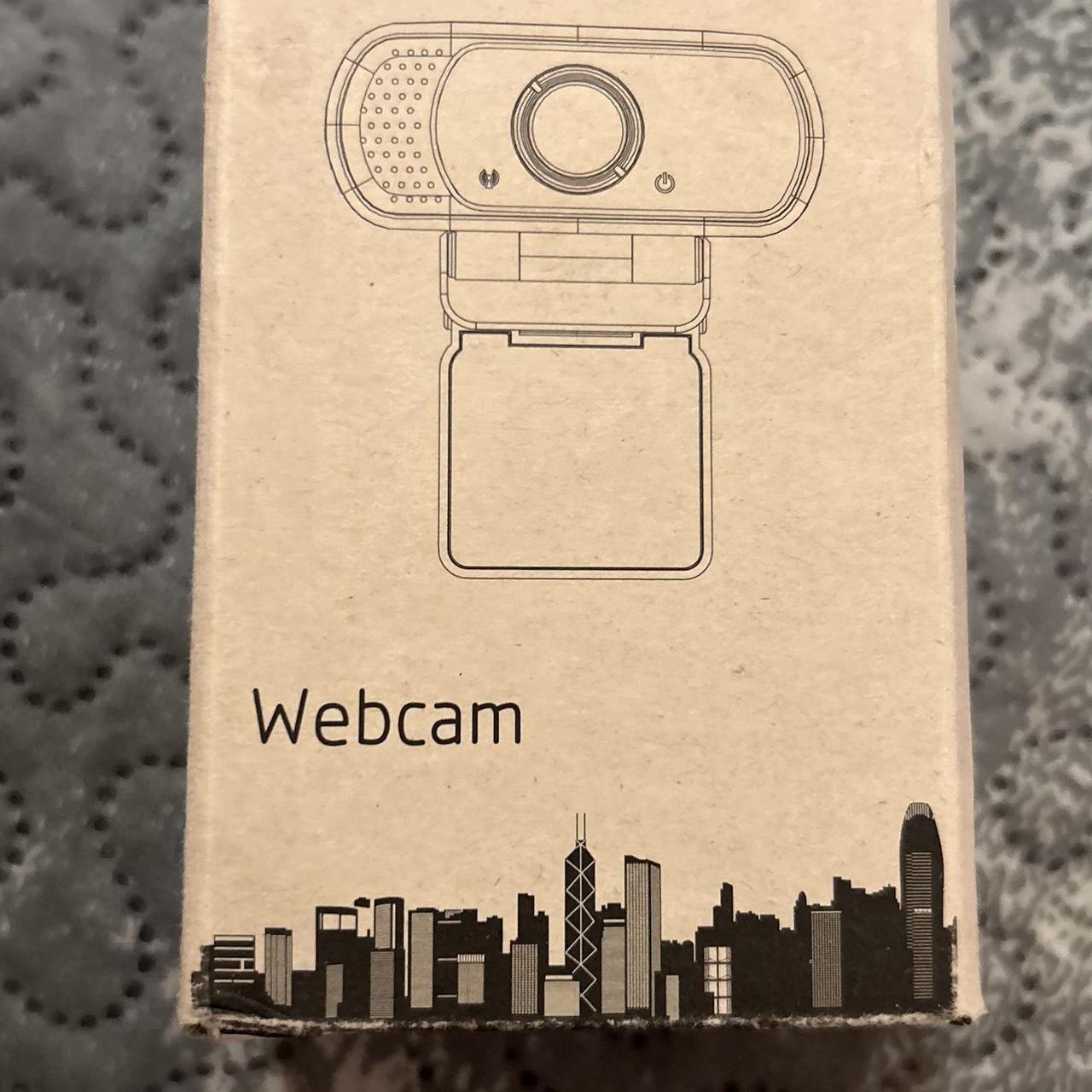 Webcam with microphone and stand, perfect for online... - Depop