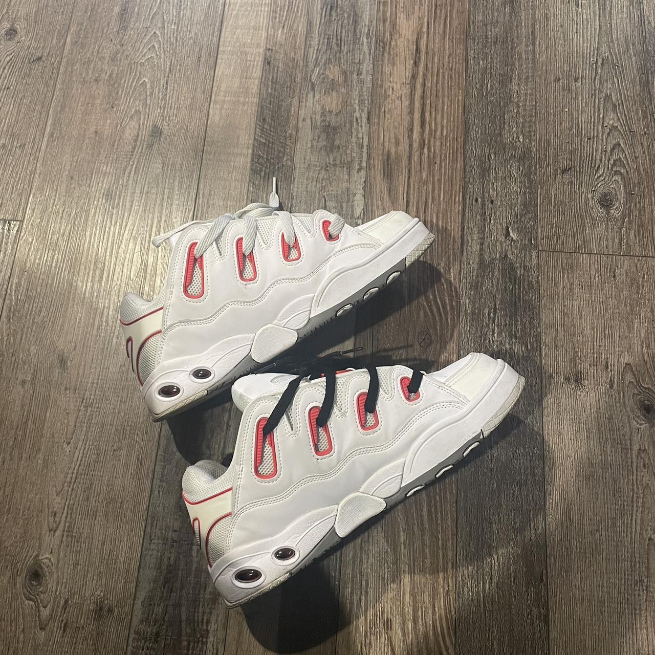 hardly worn osiris-d3-og-white-red - Depop