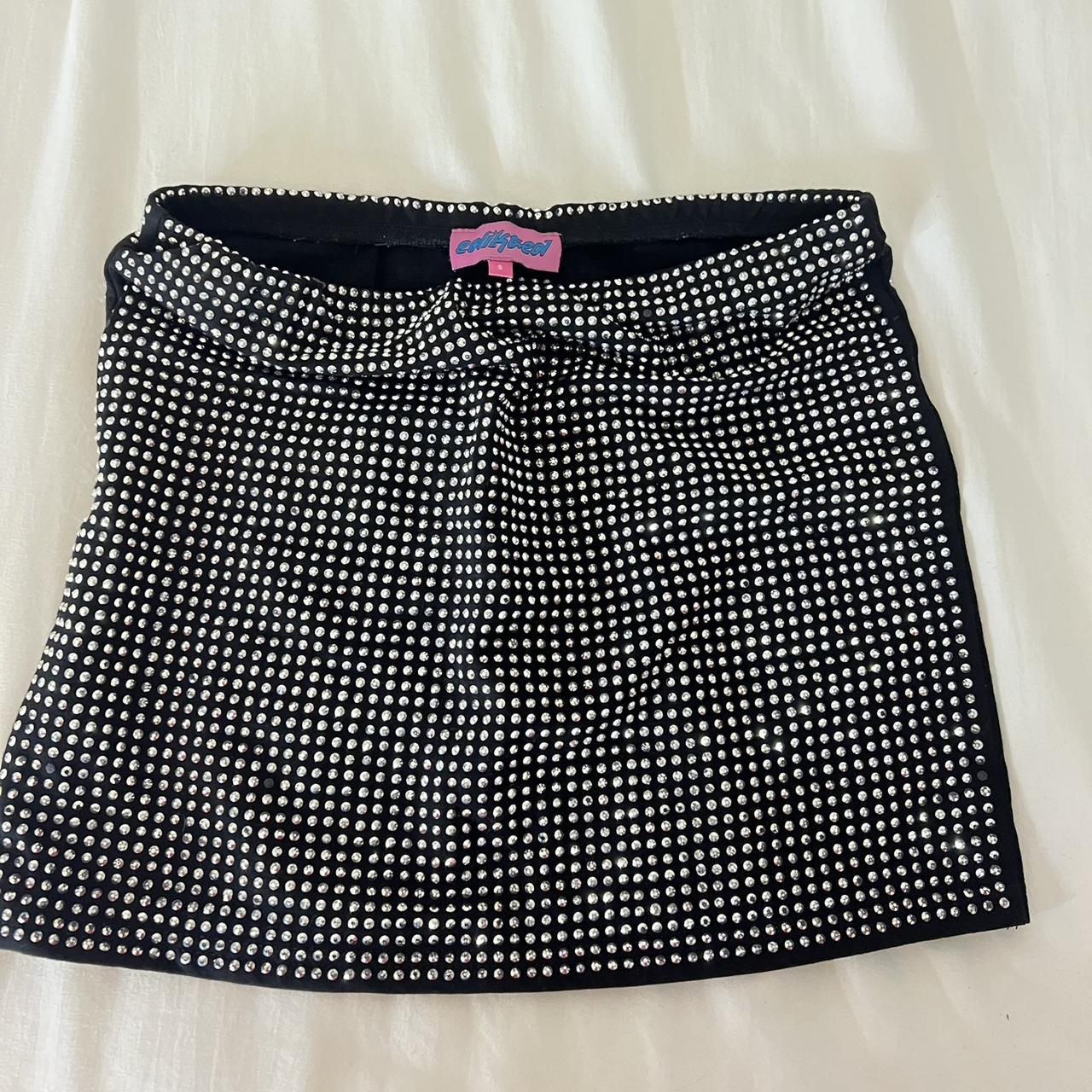 Ediked sparkly mini skirt so cute - Depop