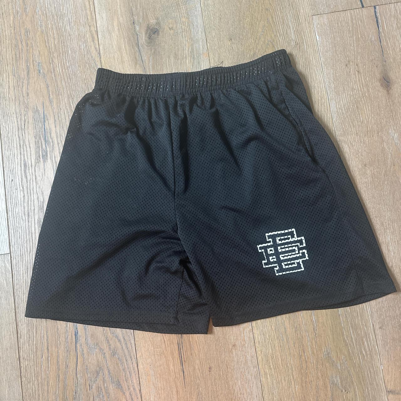 Black Eric Emmanuel shorts size M - Depop