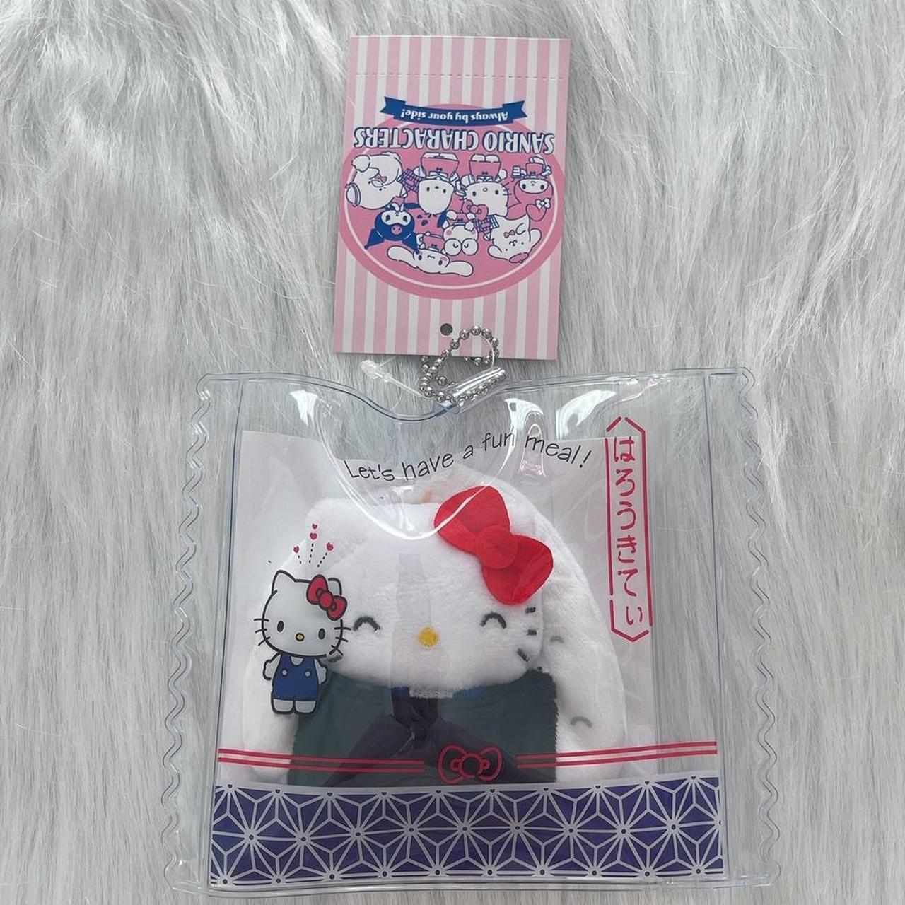 Hello kitty rice ball keychain Size: Around... - Depop
