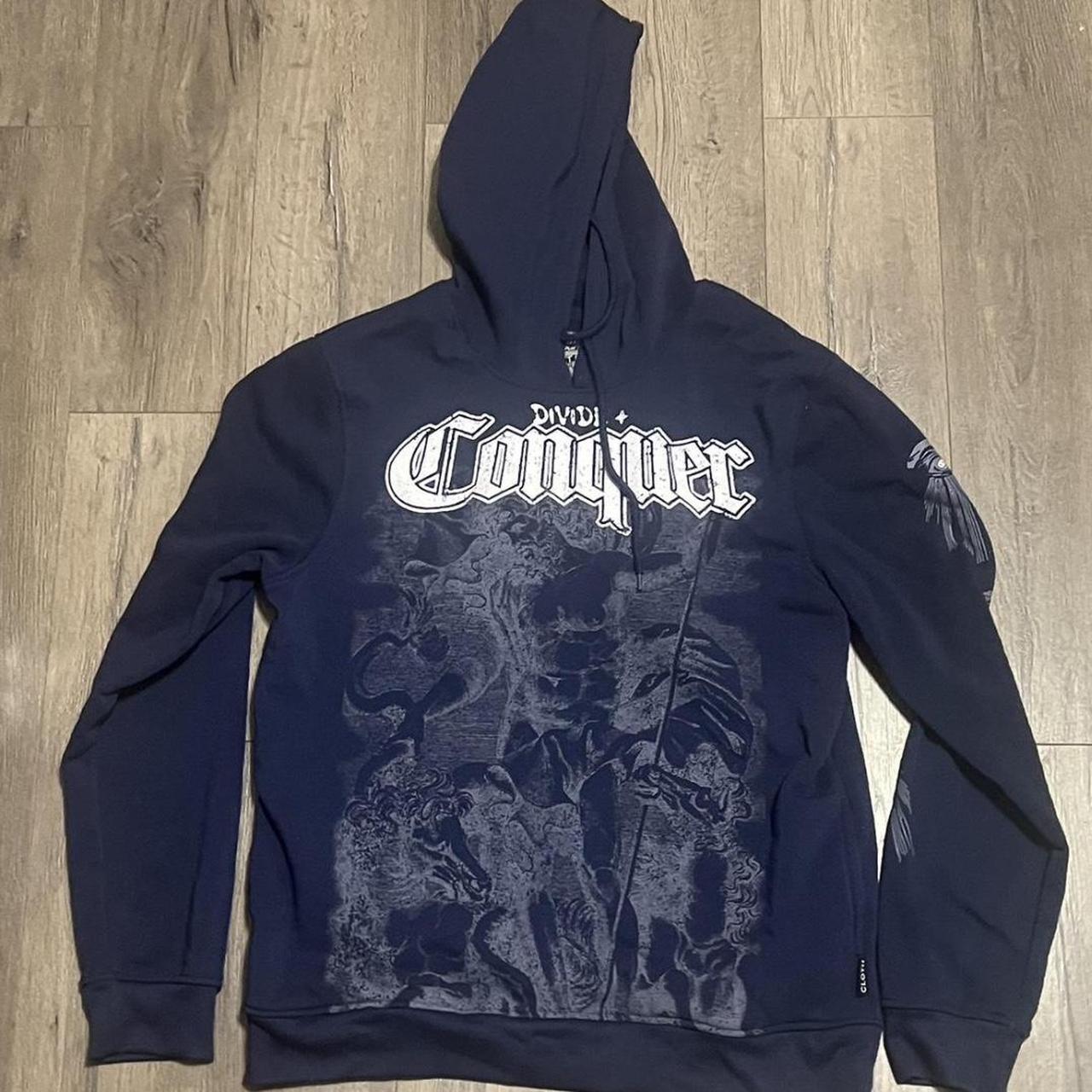 Divide conquer hoodie Size L - Depop