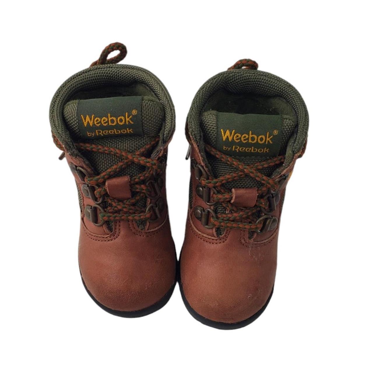 Brand: Weebok by Reebok (Vintage 90s Brown Leather... - Depop