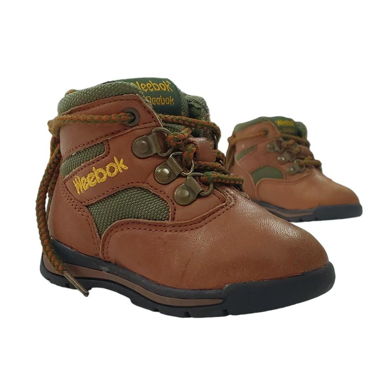 Brand: Weebok by Reebok (Vintage 90s Brown Leather... - Depop