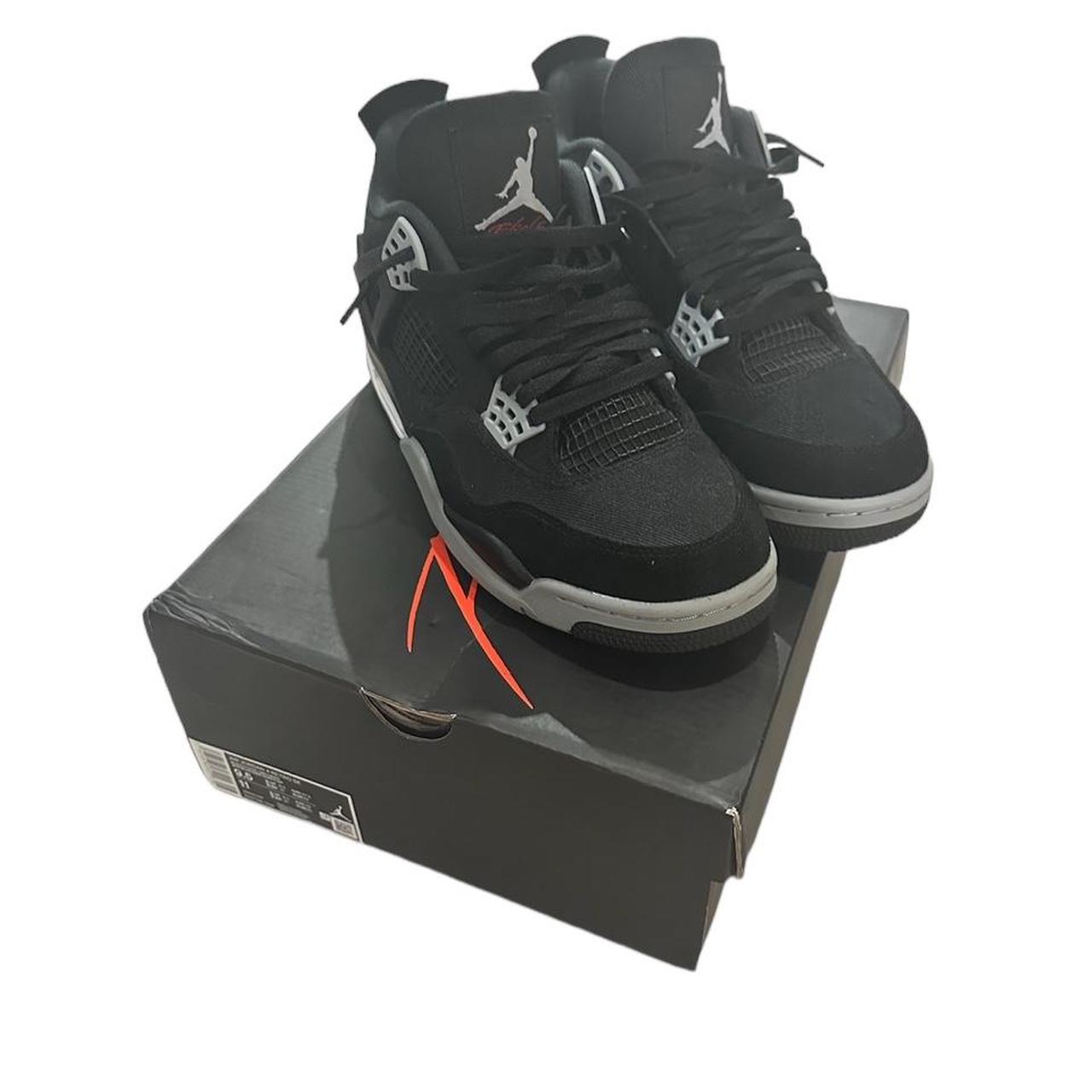 Air Jordan 4 Black Canvas (rep) GX batch (highest... - Depop