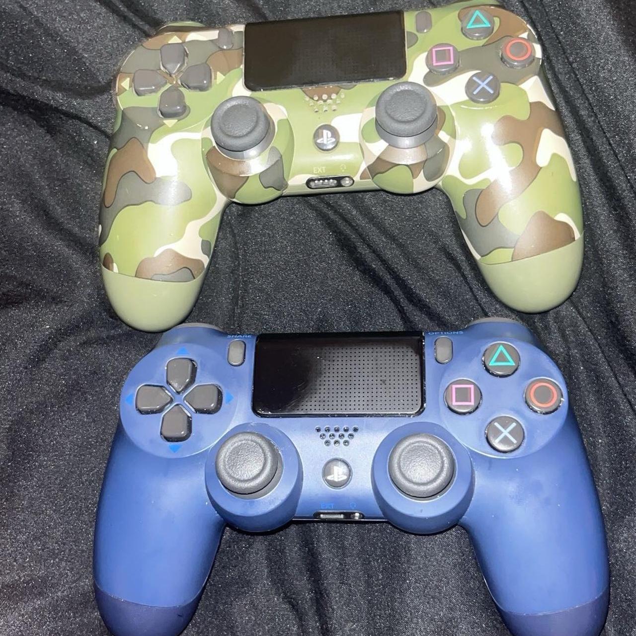 2x PS4 controllers Am willing to sell separate and... - Depop