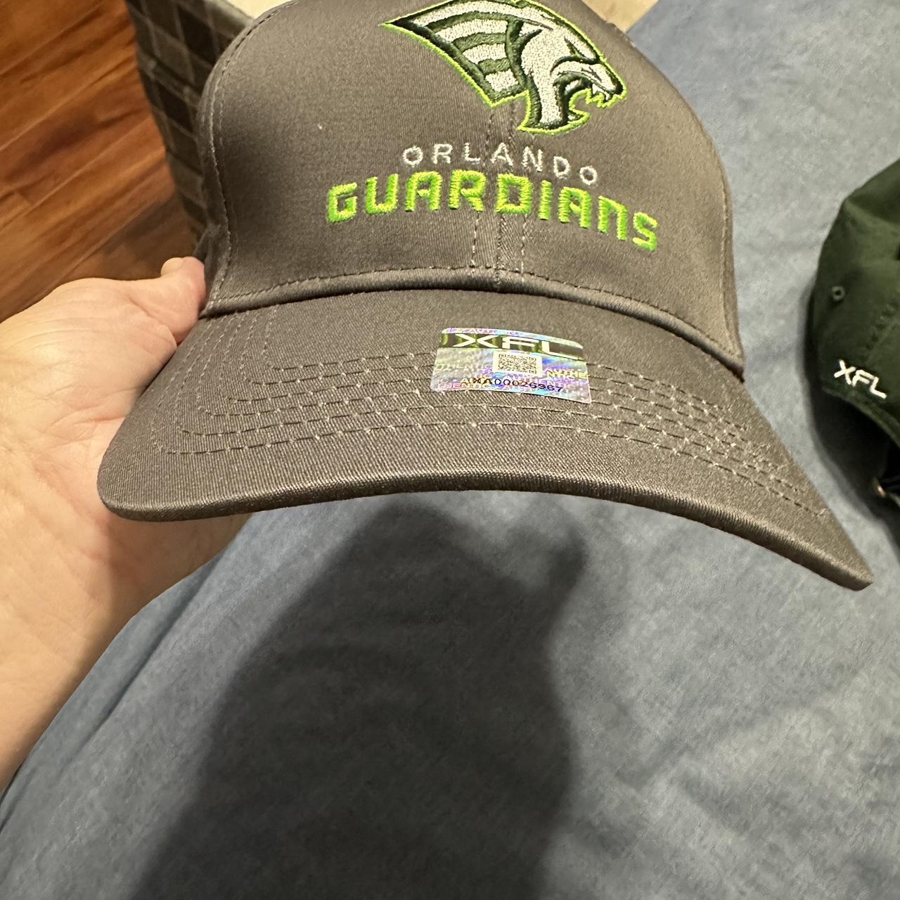 XFL Orlando Guardians gray fitted hat. Logo on the... - Depop