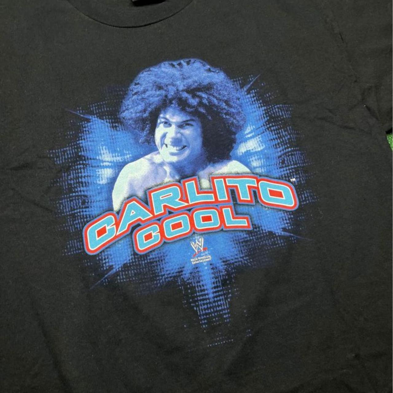 2002 WWE Carlito T-shirt Size L - Depop