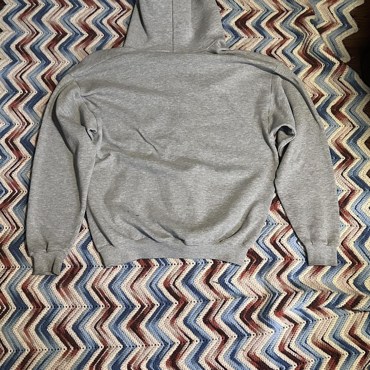 Mickey Mouse grey and white zip up hoodie #disney... - Depop