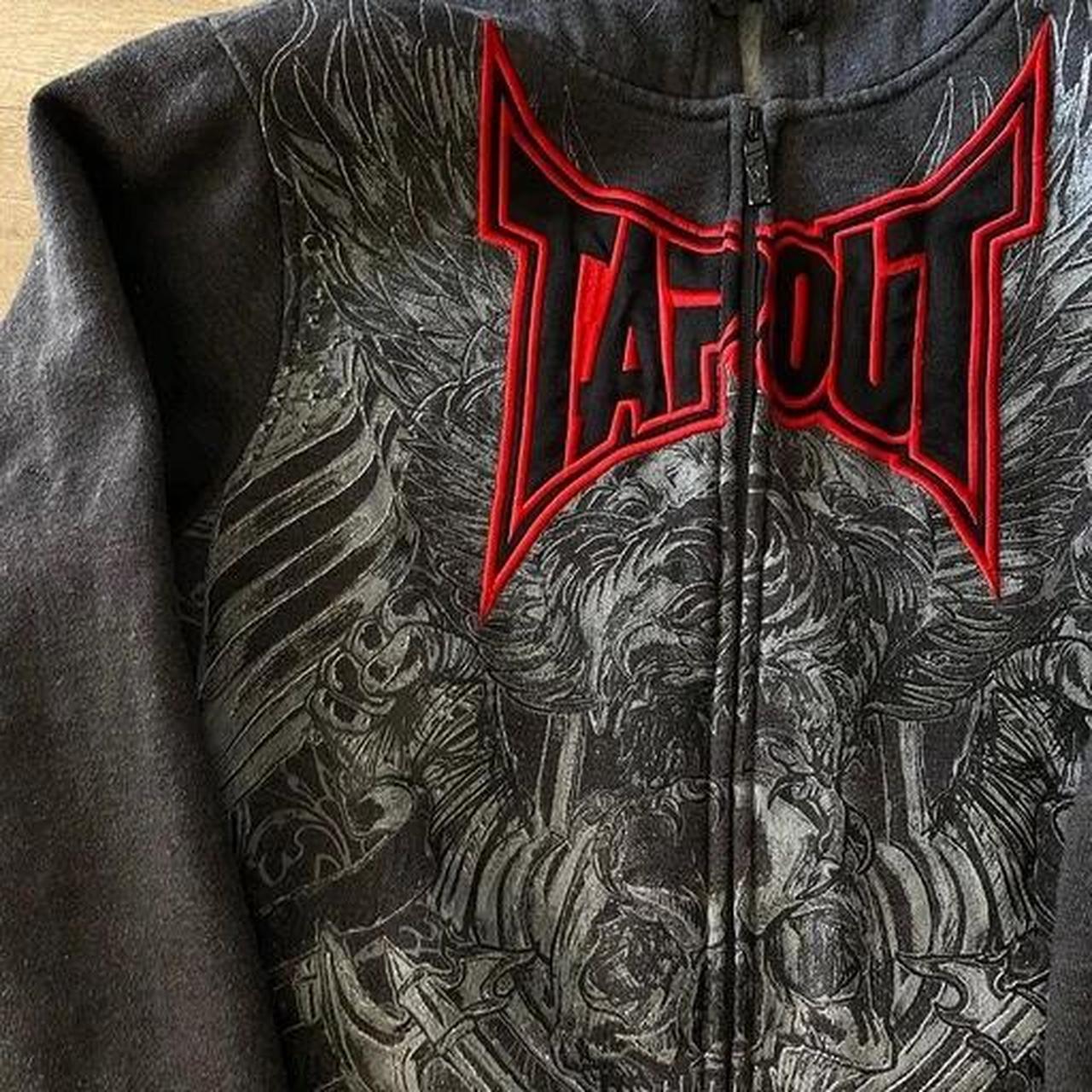 Tapout Hoodie Y2K Men's Women's Hip Hop Skate Loose... - Depop