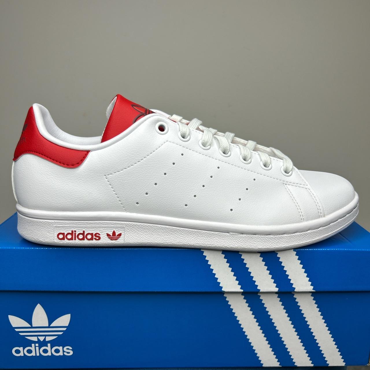 Adidas Originals Stan Smith Smile Heel “Scarlet” ... | Depop