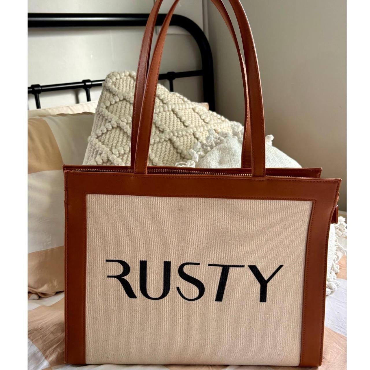 Rusty Tote Bag - Has a zipper pocket on the inside... - Depop