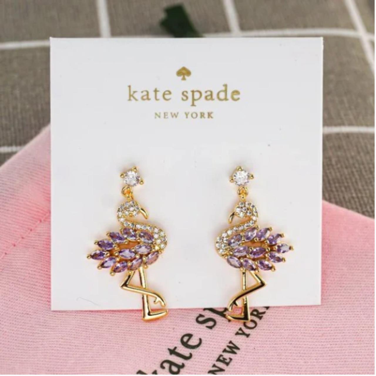 NEW Kate Spade Flamingo Statement Earrings Brand. Depop