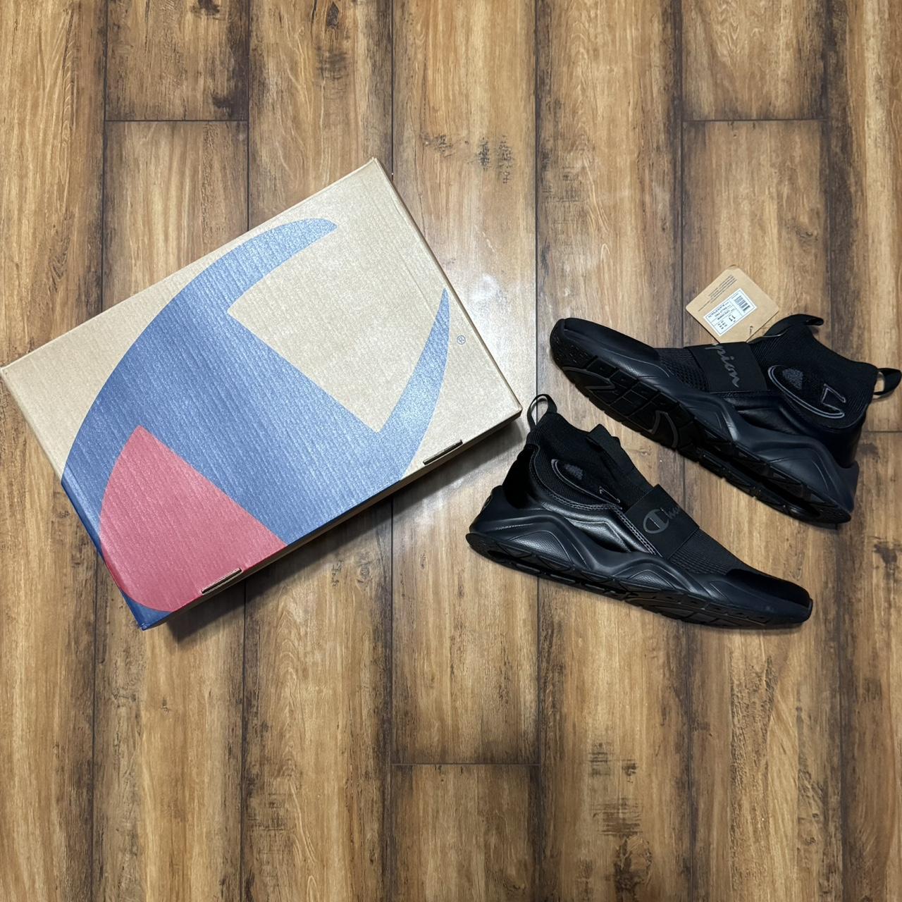 Men’s Champion Rally Pro Size 11 Black/Black Mint... - Depop