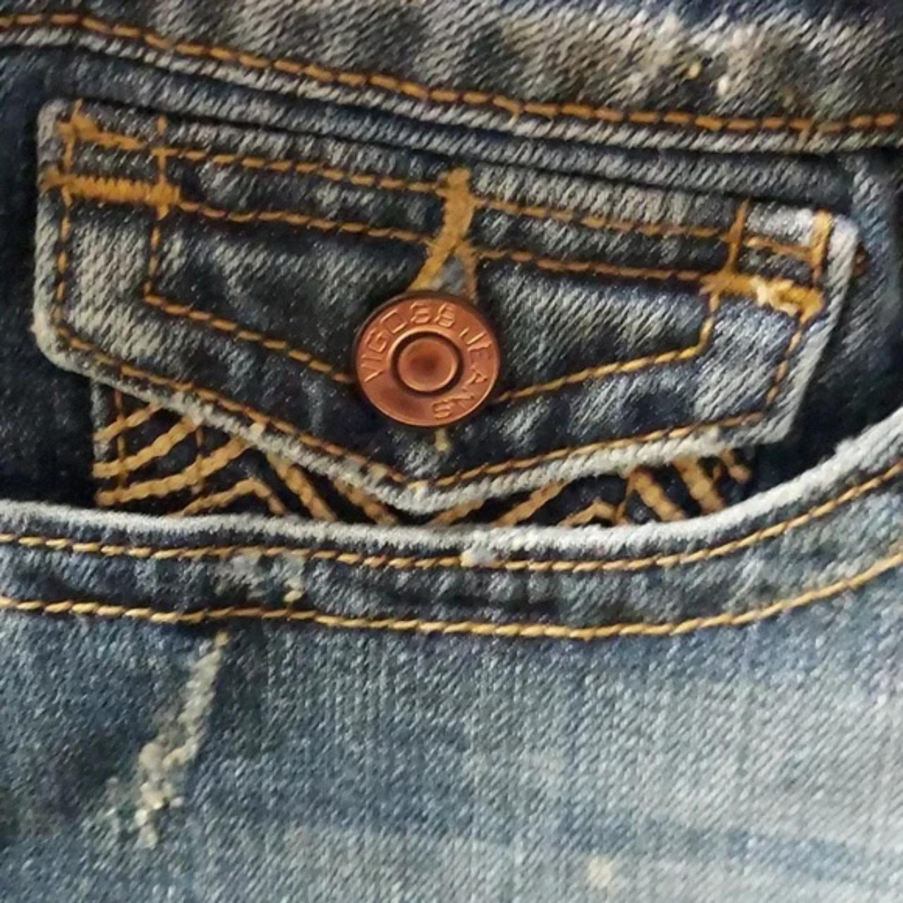 Vigoss Jean's Blue Mini Skirt Size 9 - Depop