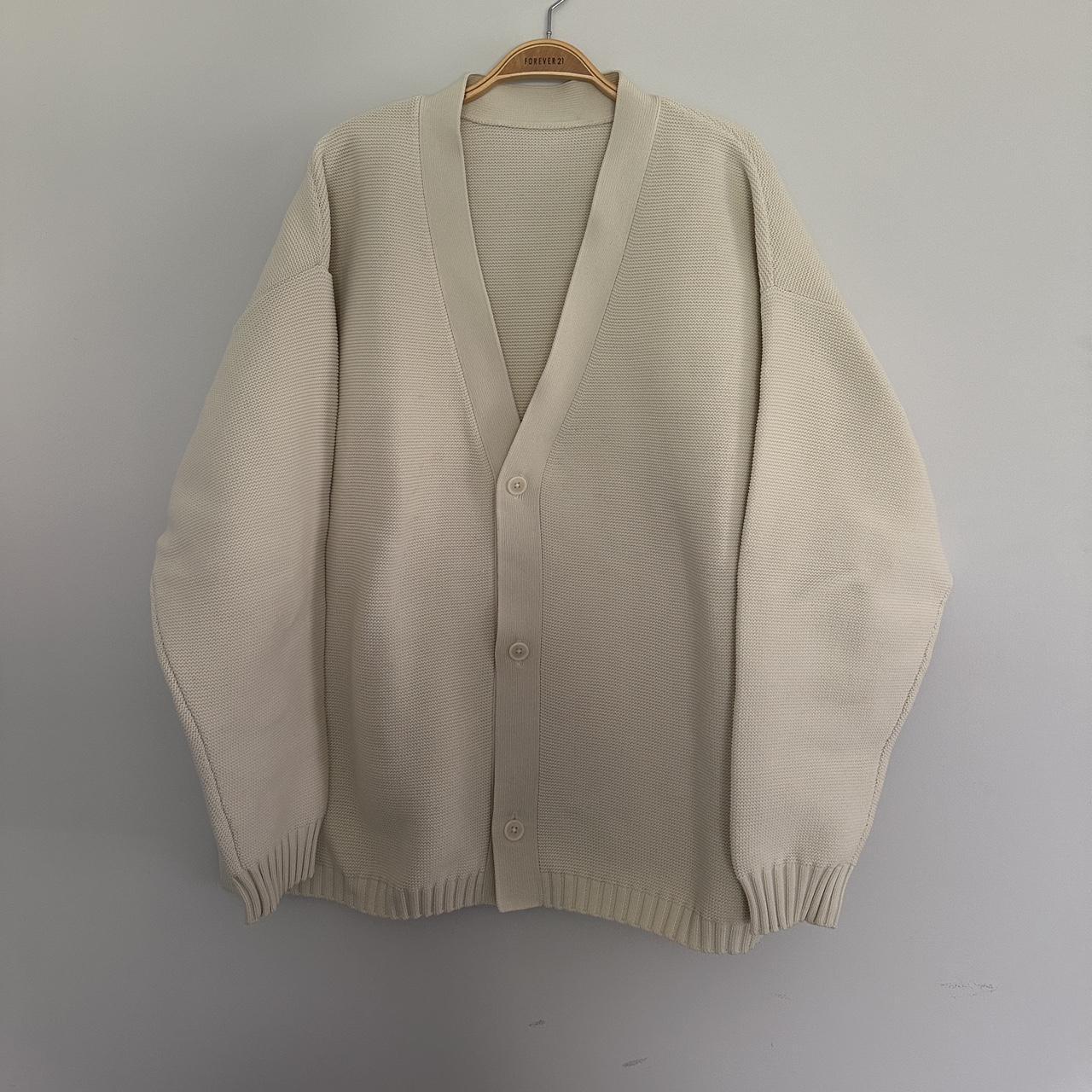 Muji cardigan oversized and boxy - Depop