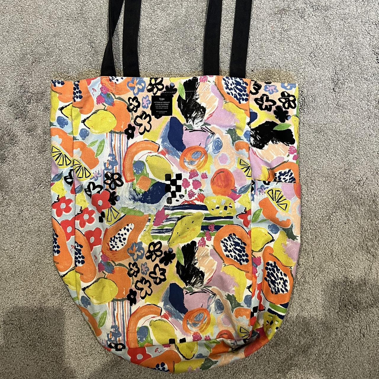 Typo graphic print tote bag Hardly used. No returns... - Depop