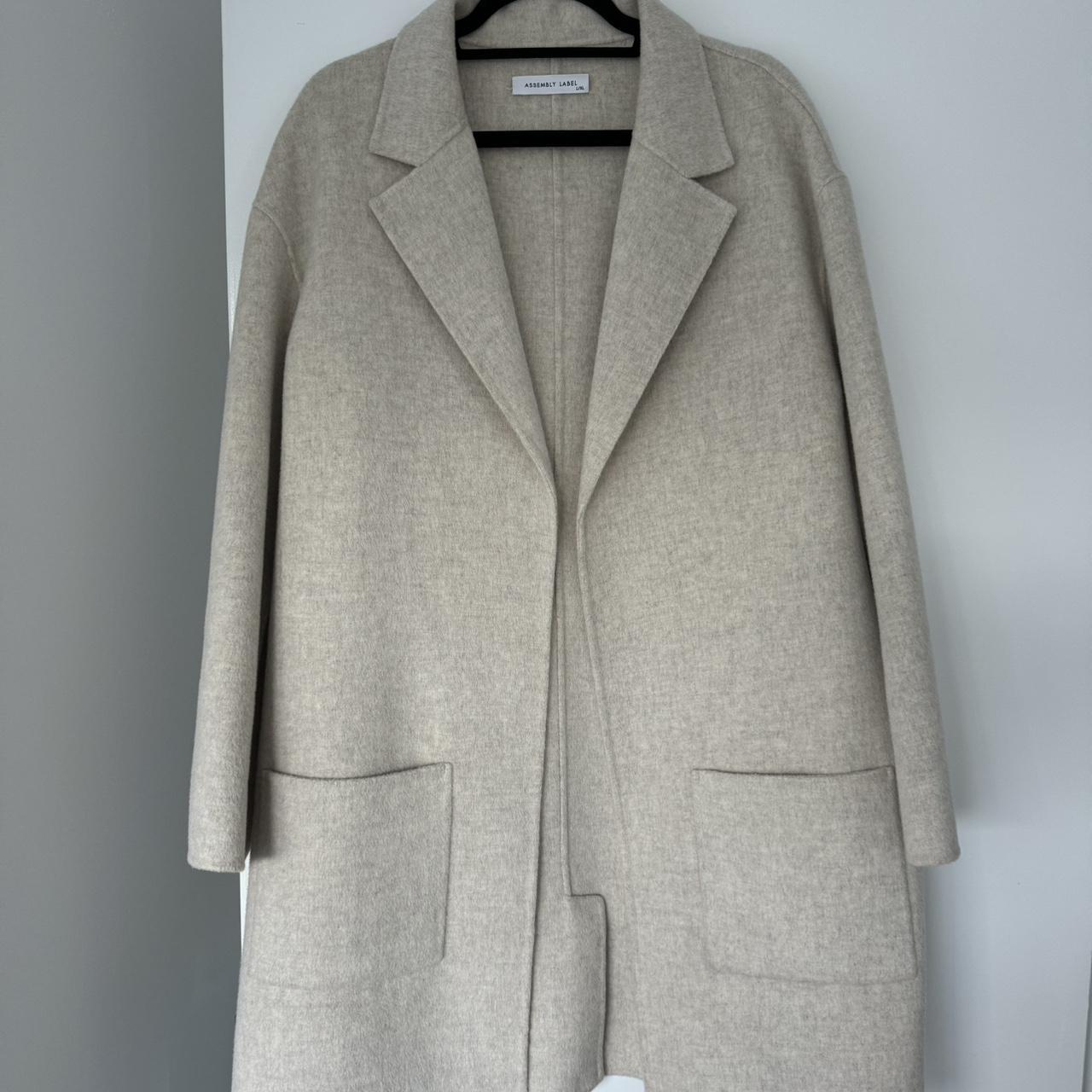 Assembly Label Coat - Depop