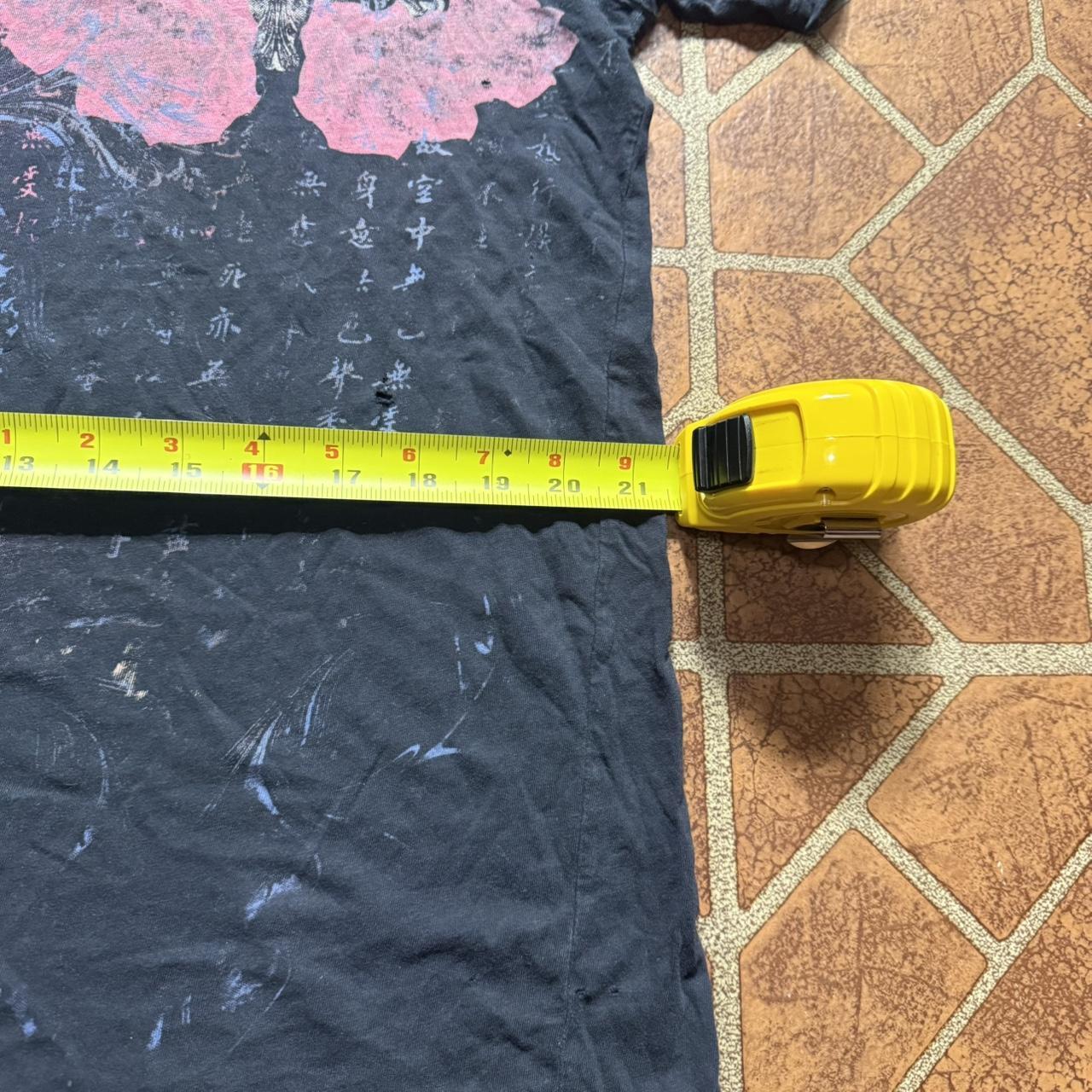 Black and blue Brad Butter graphic tee with a cool... | Depop