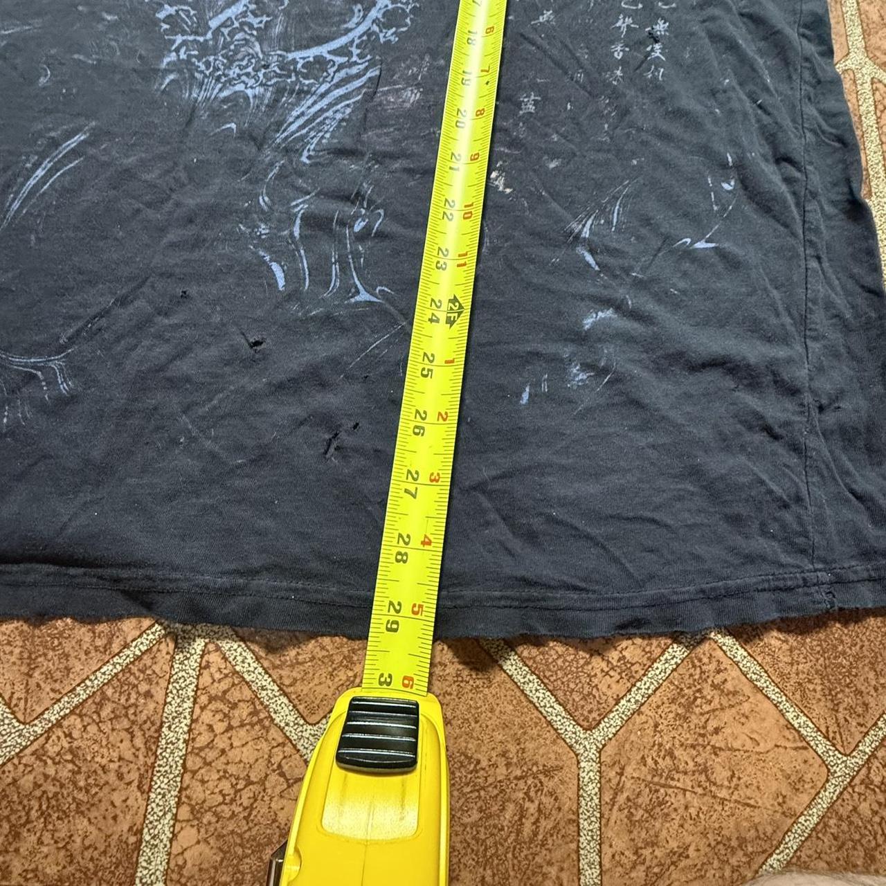 Black and blue Brad Butter graphic tee with a cool... | Depop