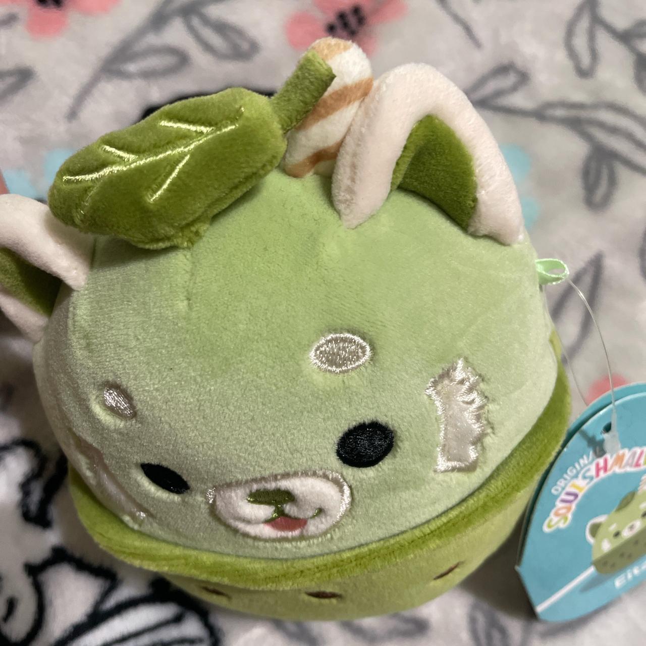 5" eitan matcha boba red panda squishmallow! bnwt in... - Depop