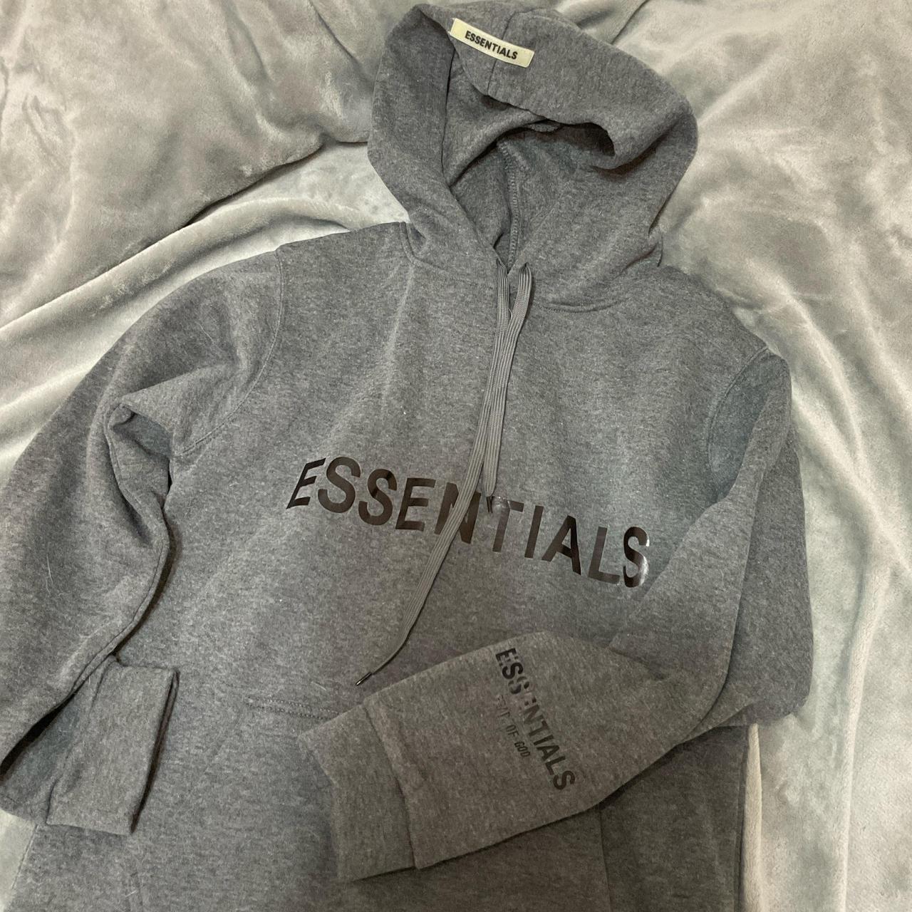 ESSENTIAL JUMPER bought off here grey jumpers in... | Depop