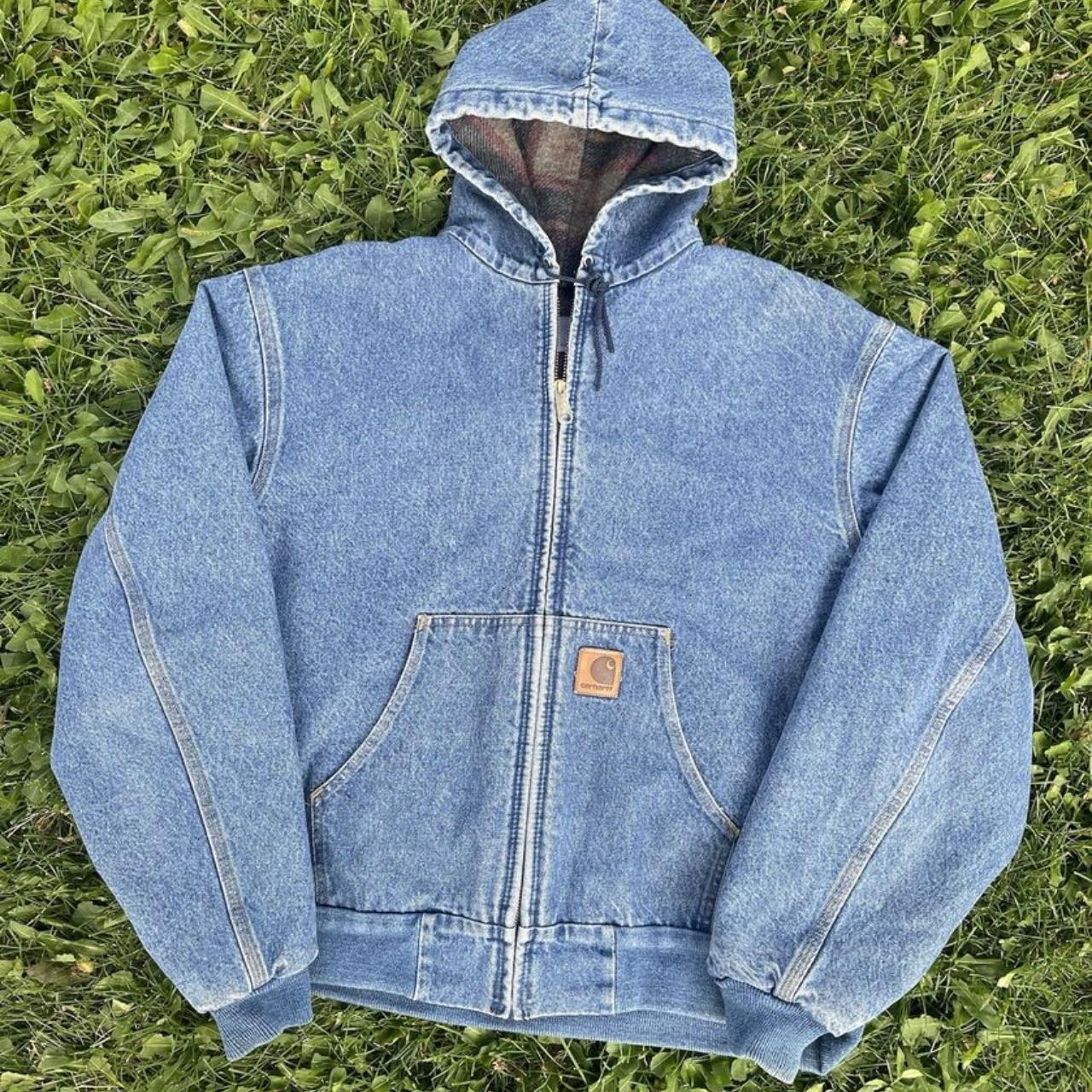 Carhartt Denim Jacket Blanket Lined Mens X-Large... - Depop