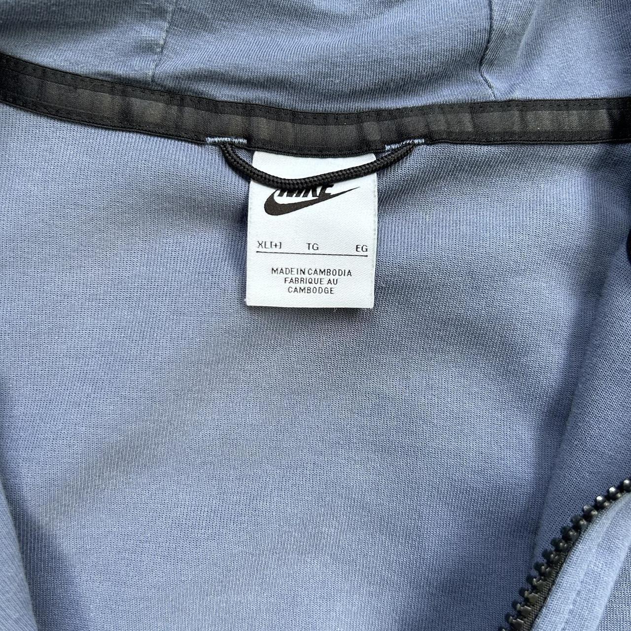 Blue nike tech jacket fleece Size M #nike - Depop