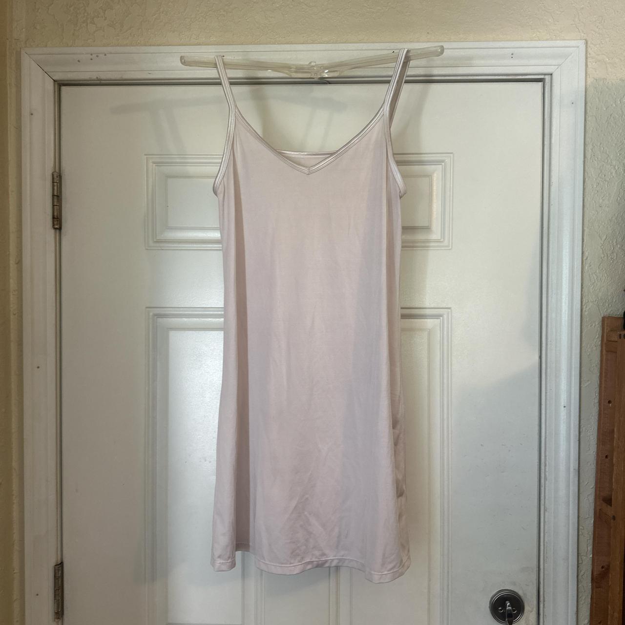 Size M/L light pink intimates slip dress 💕 Freebie... - Depop