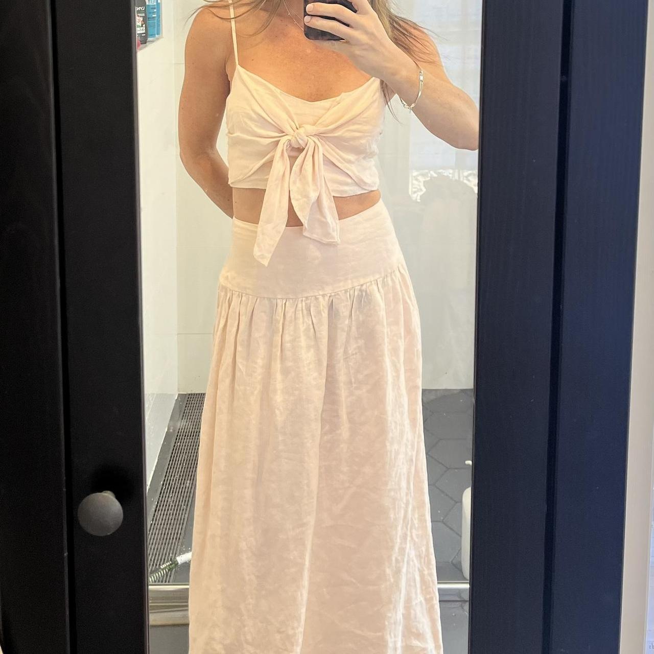 Seed Heritage Linen set. Pale pink. Worn once to a... - Depop