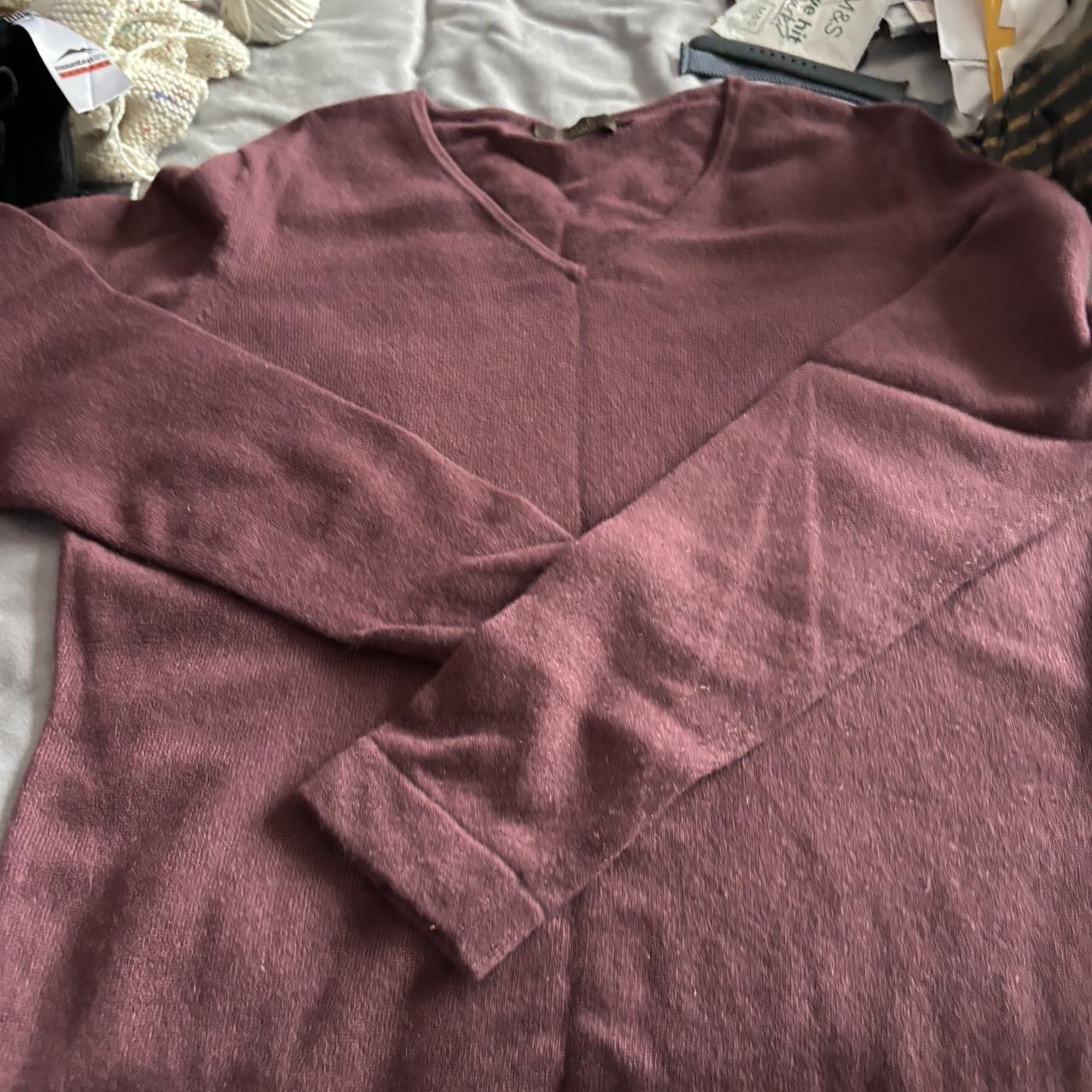 Pure collection 100% cashmere jumper. Size 14. - Depop