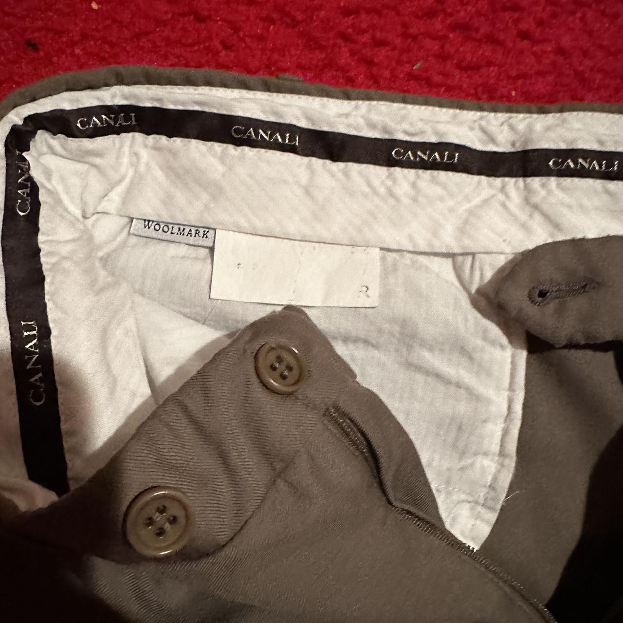 Canali Men’s dress pants -Tag is faded (any more... - Depop