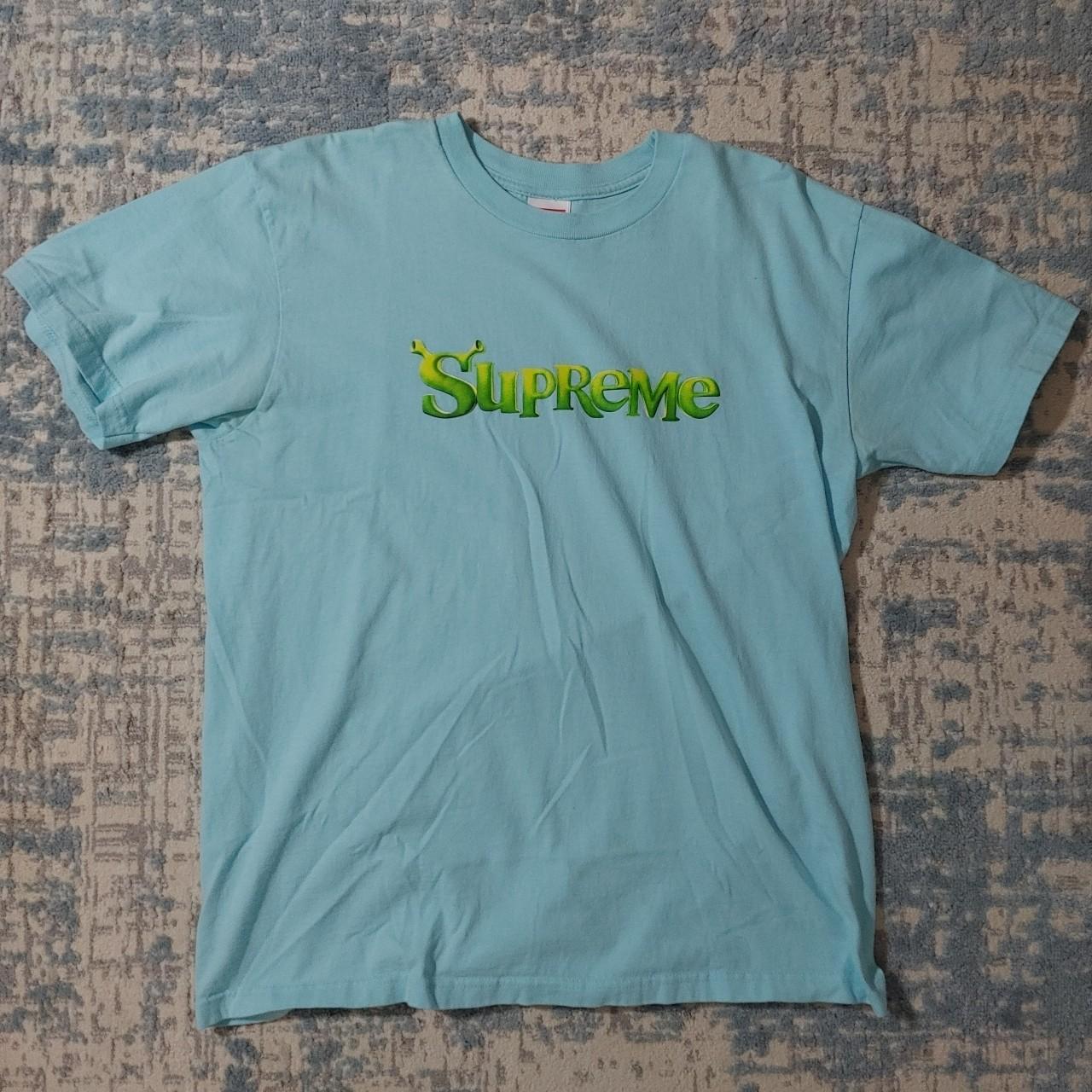 Supreme x Shrek Tee > size M > 100% cotton > almost... - Depop