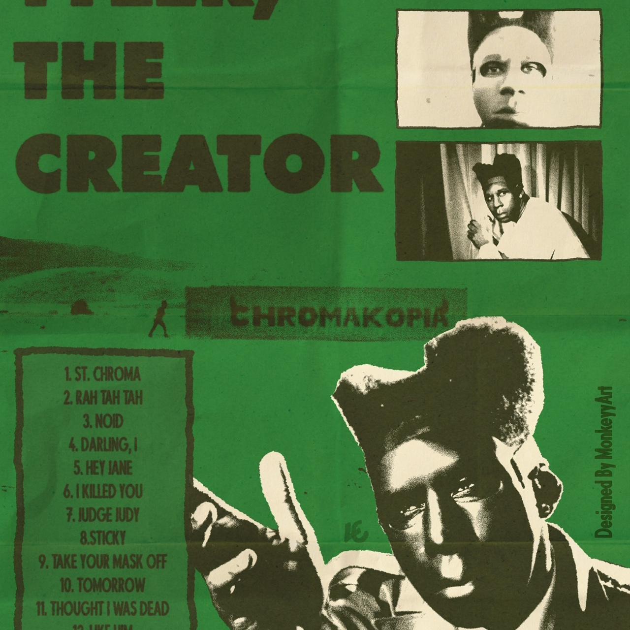 tyler, the creator - chromakopia print, a4 size,... | Depop