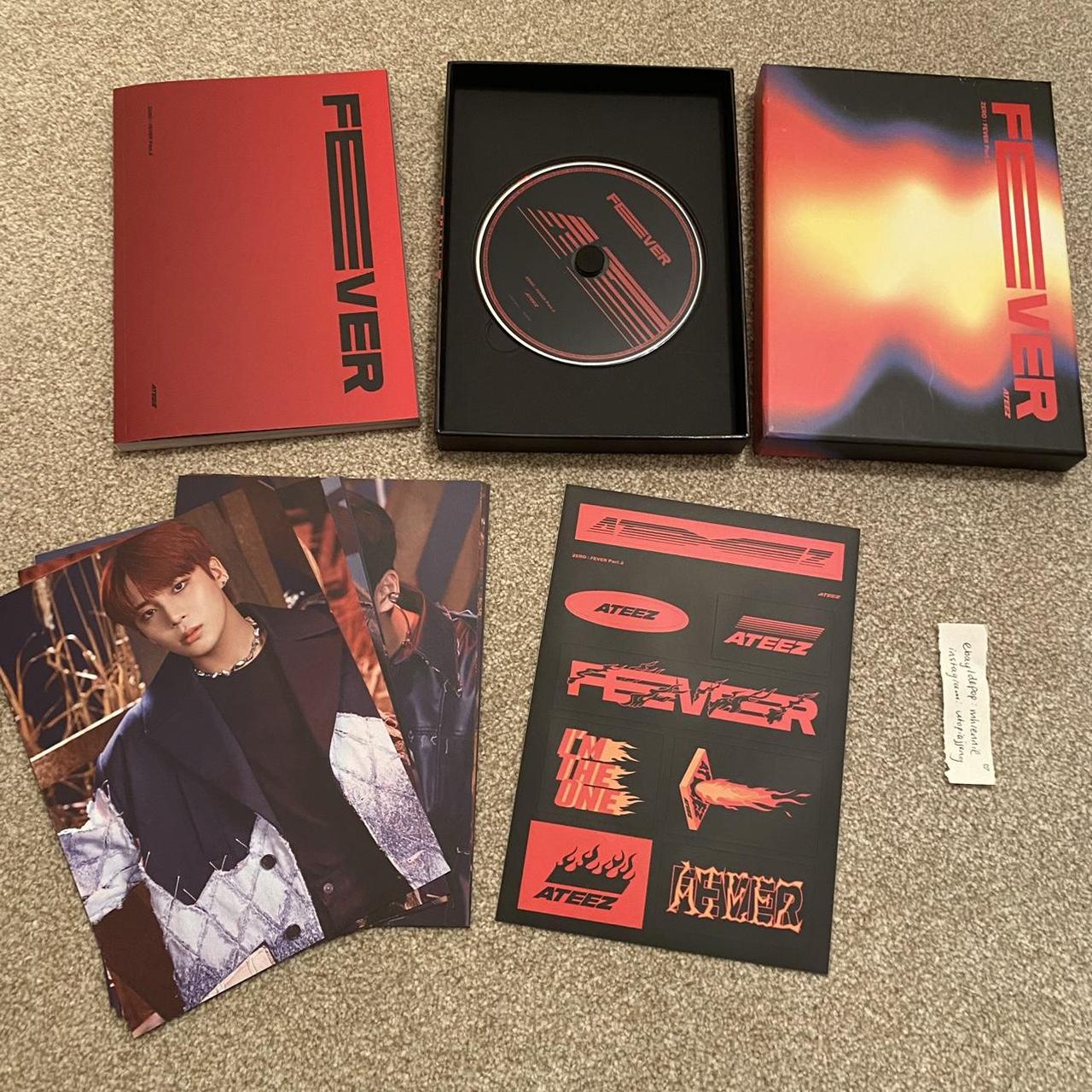 ateez fever part 2 version A albums £6 each album... - Depop