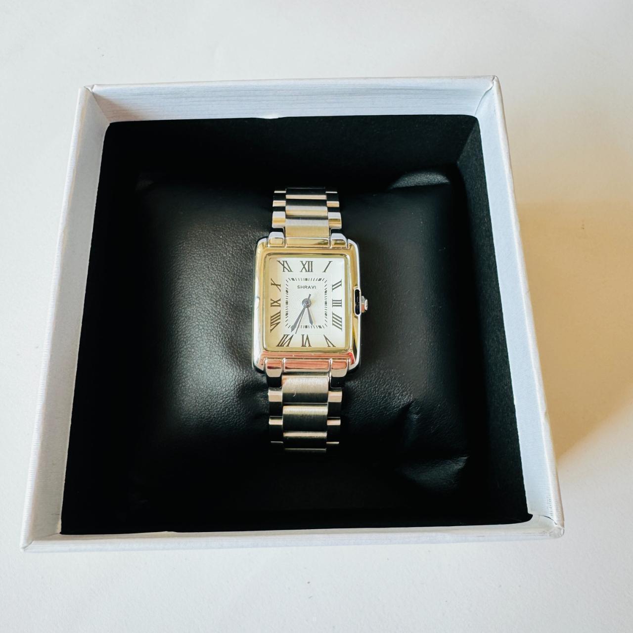 Silver Tank Watch Women Watch Vintage Watch Large... - Depop