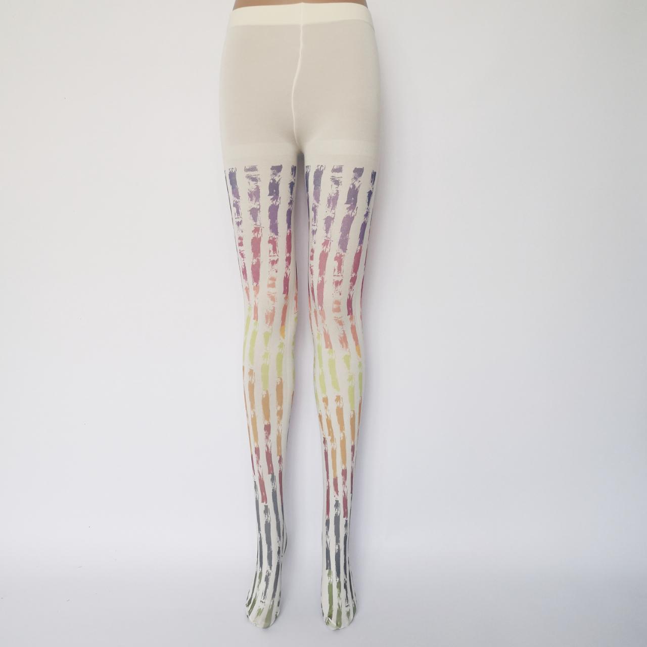 Women tights Color strap tights Gradient tights High... | Depop