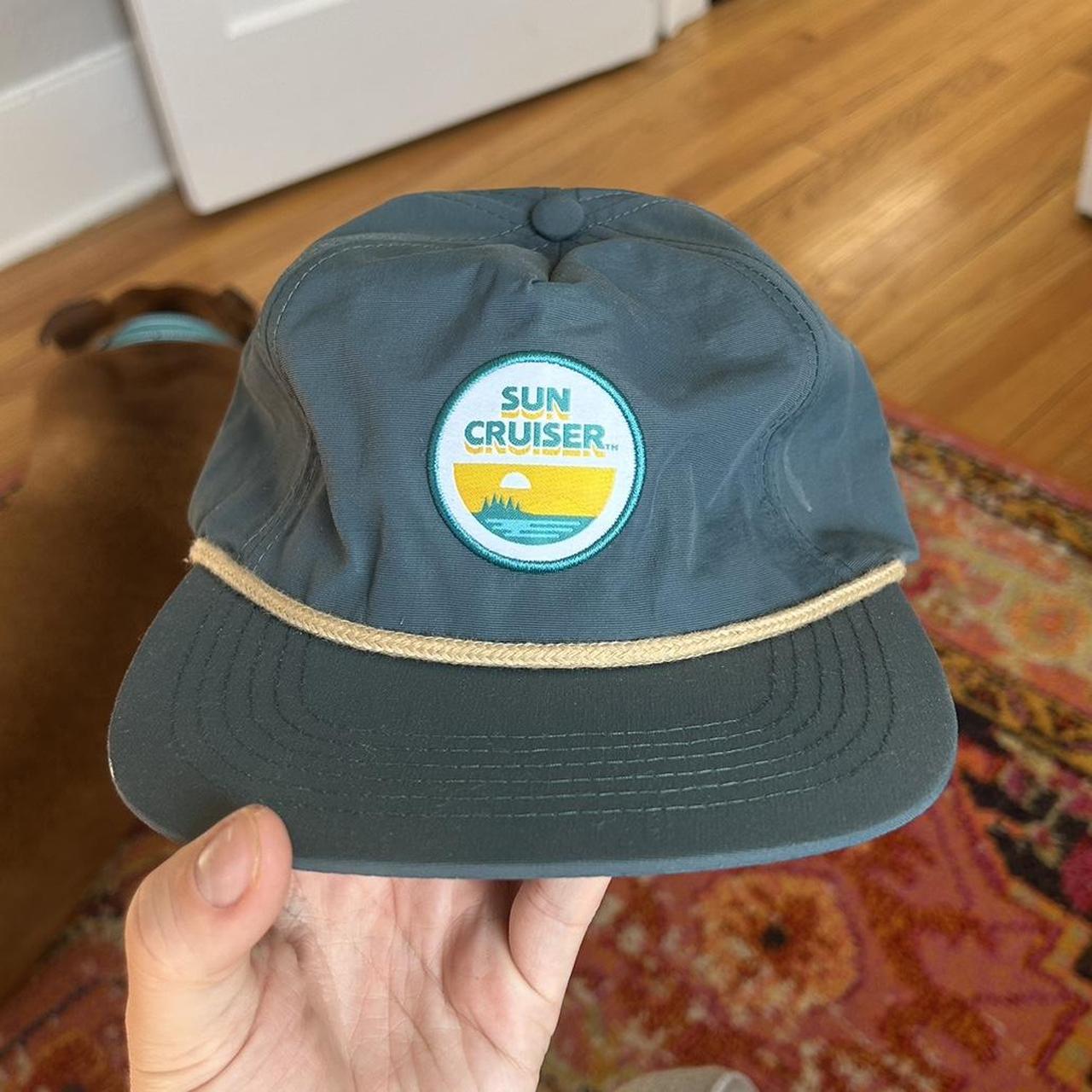 Blue and yellow Sun Cruiser hat #hats #samadams - Depop