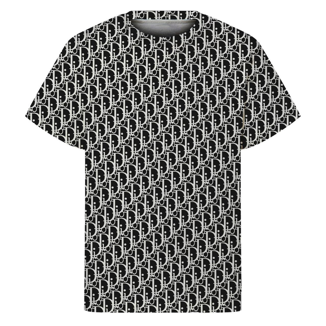 Dior Monogram Luxury Unisex T-Shirt For Lady... - Depop